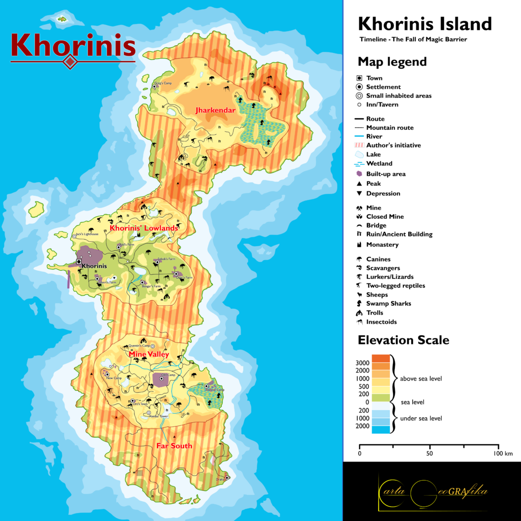 How fans tried to map the entire island of Khorinis
